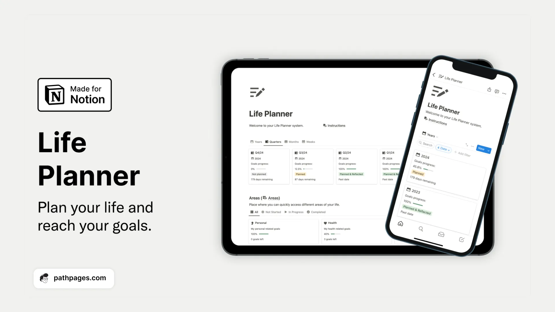 How I Set Up My 12 Week Year Notion Template (2025)